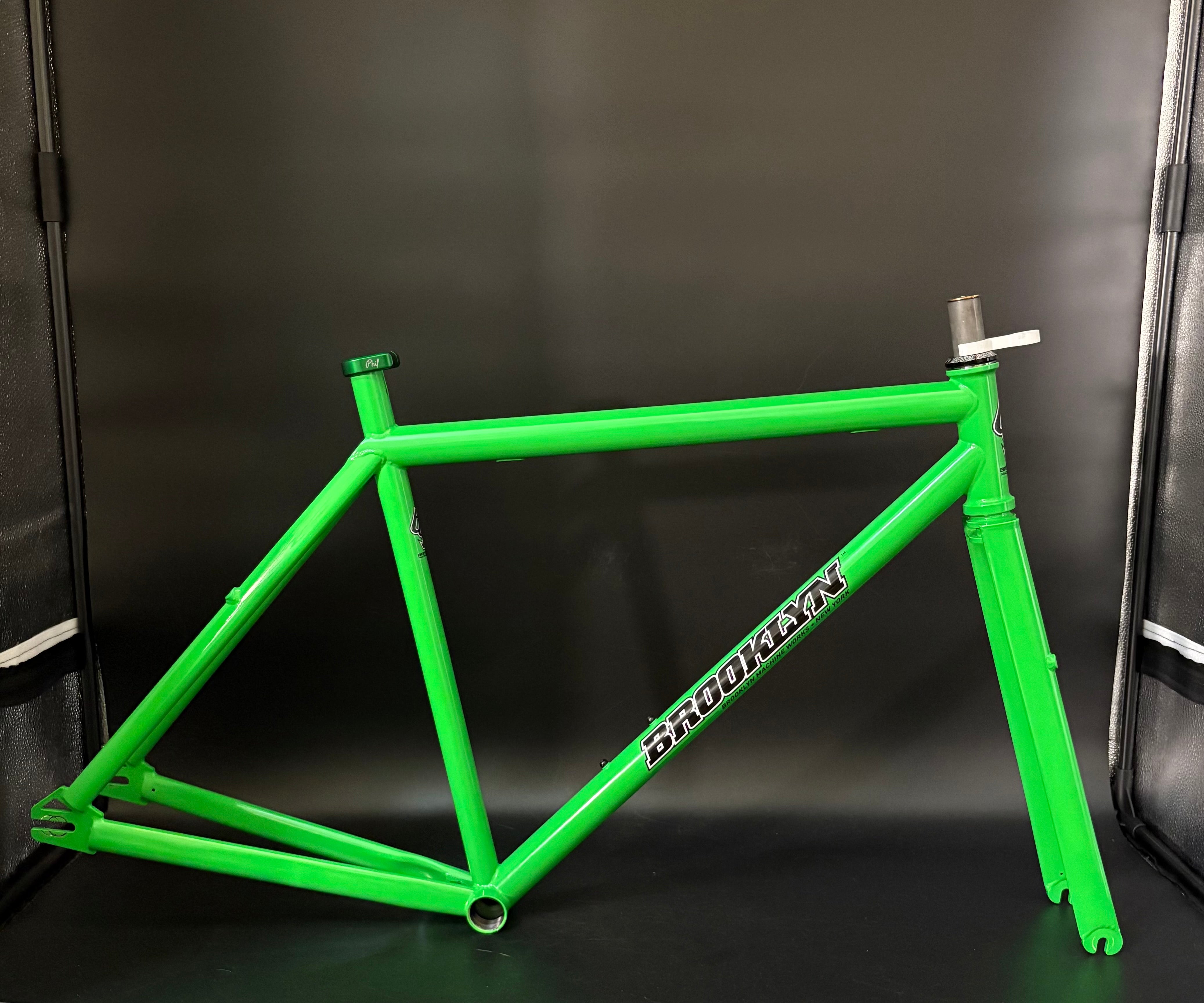 Brooklyn Machine Works Gangsta Track v4 Frameset Green Medium – Track Lab
